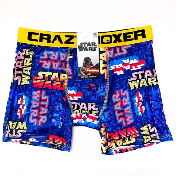 Star Wars | Underwear & Socks | Star Wars Crazy Boxer Briefs Mens Large ...